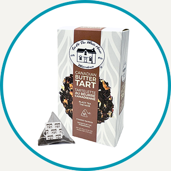 Canadian Butter Tart Pyramid Tea Bags (12 Tea Bags) – Tea At The White ...